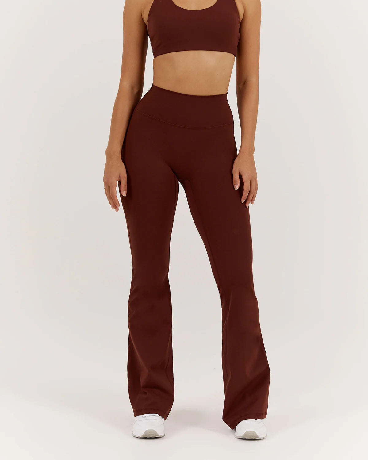 Muscle Republic | Luxe Bella Flares - Chocolate | MVMNT LMTD