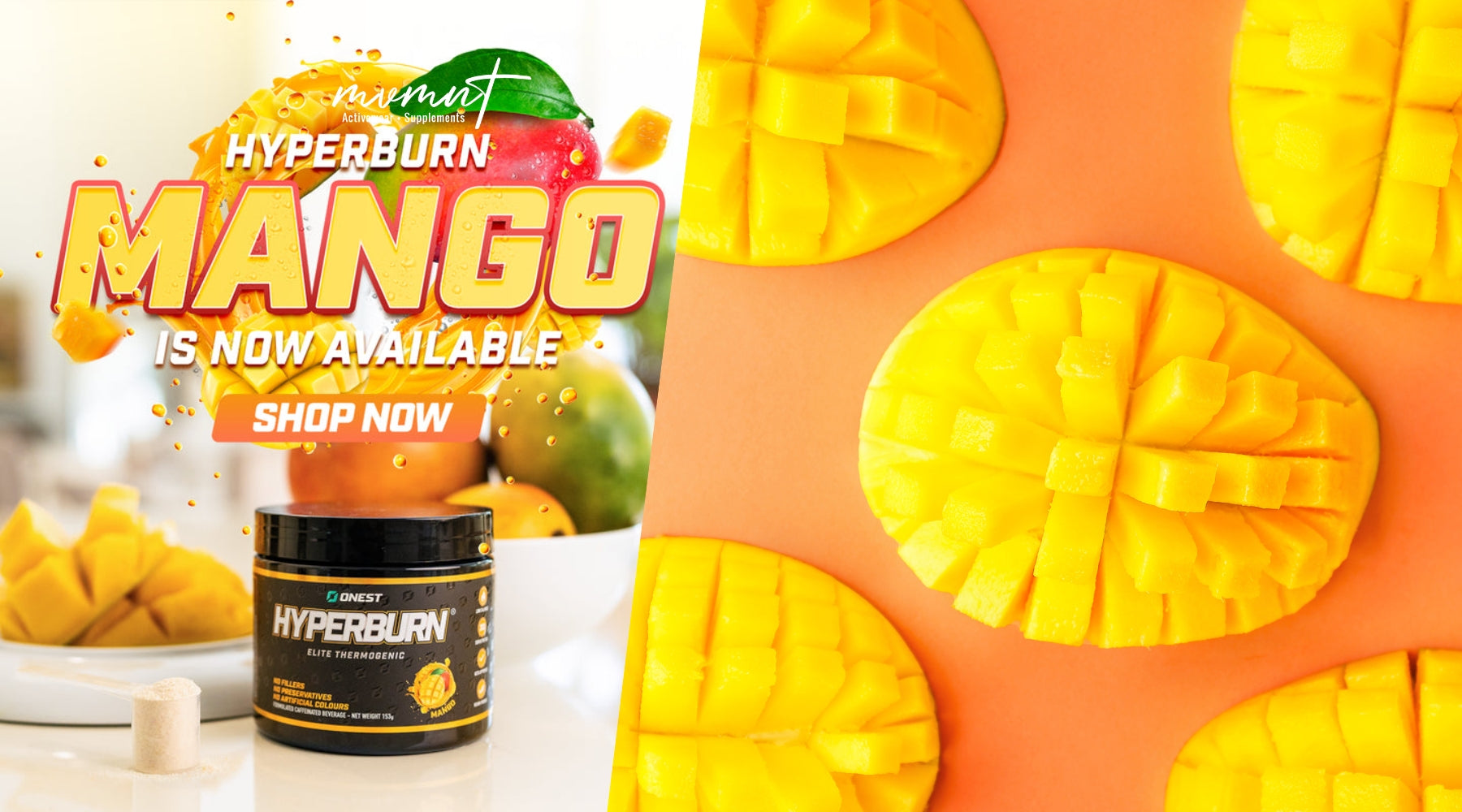 New Flavour: Hyperburn Fat Burner Mango | MVMNT LMTD