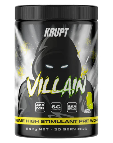 Krupt Supps | Villain High Stim Pre Workout | MVMNT LMTD