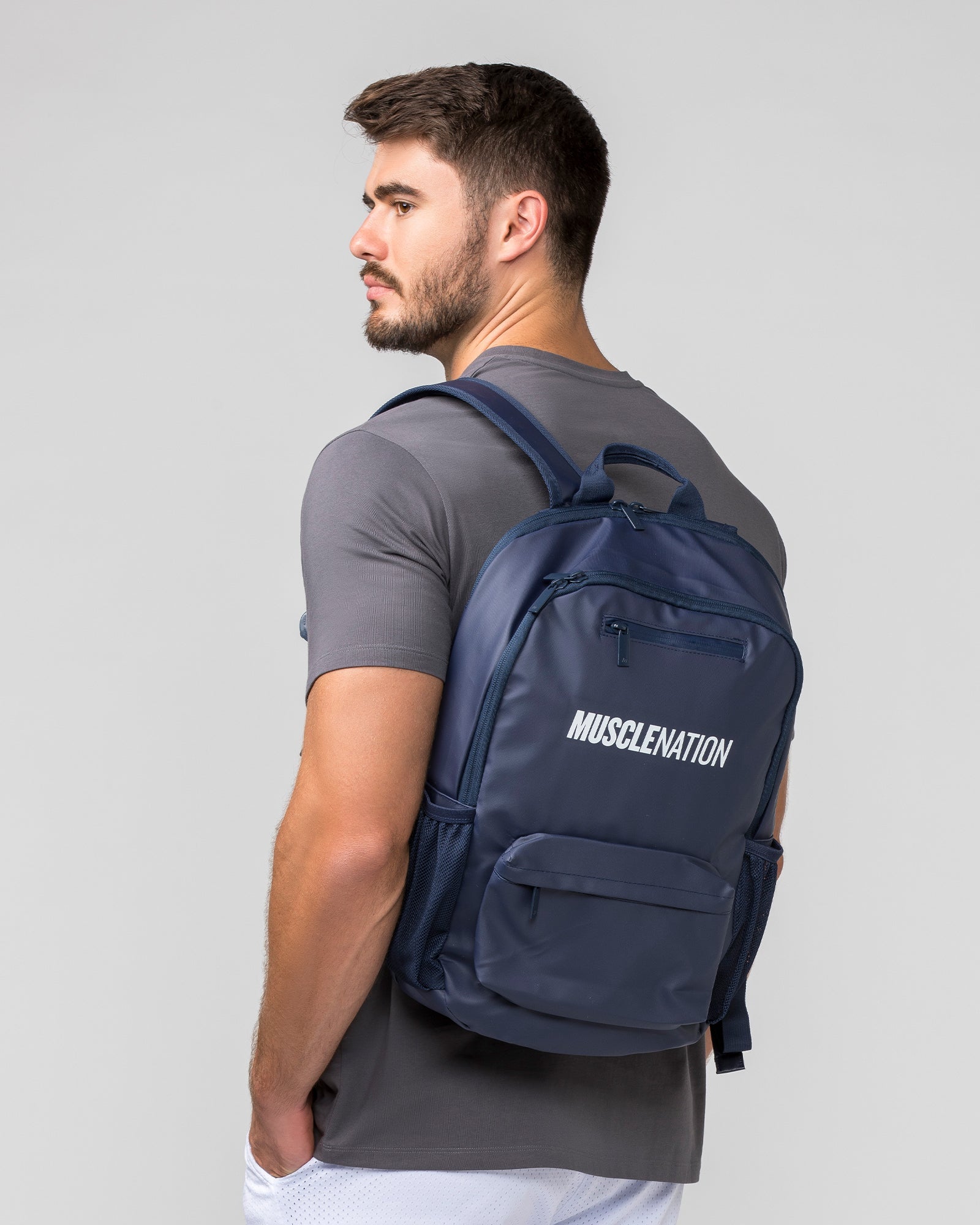 Muscle Nation | Backpack - Navy | MVMNT LMTD
