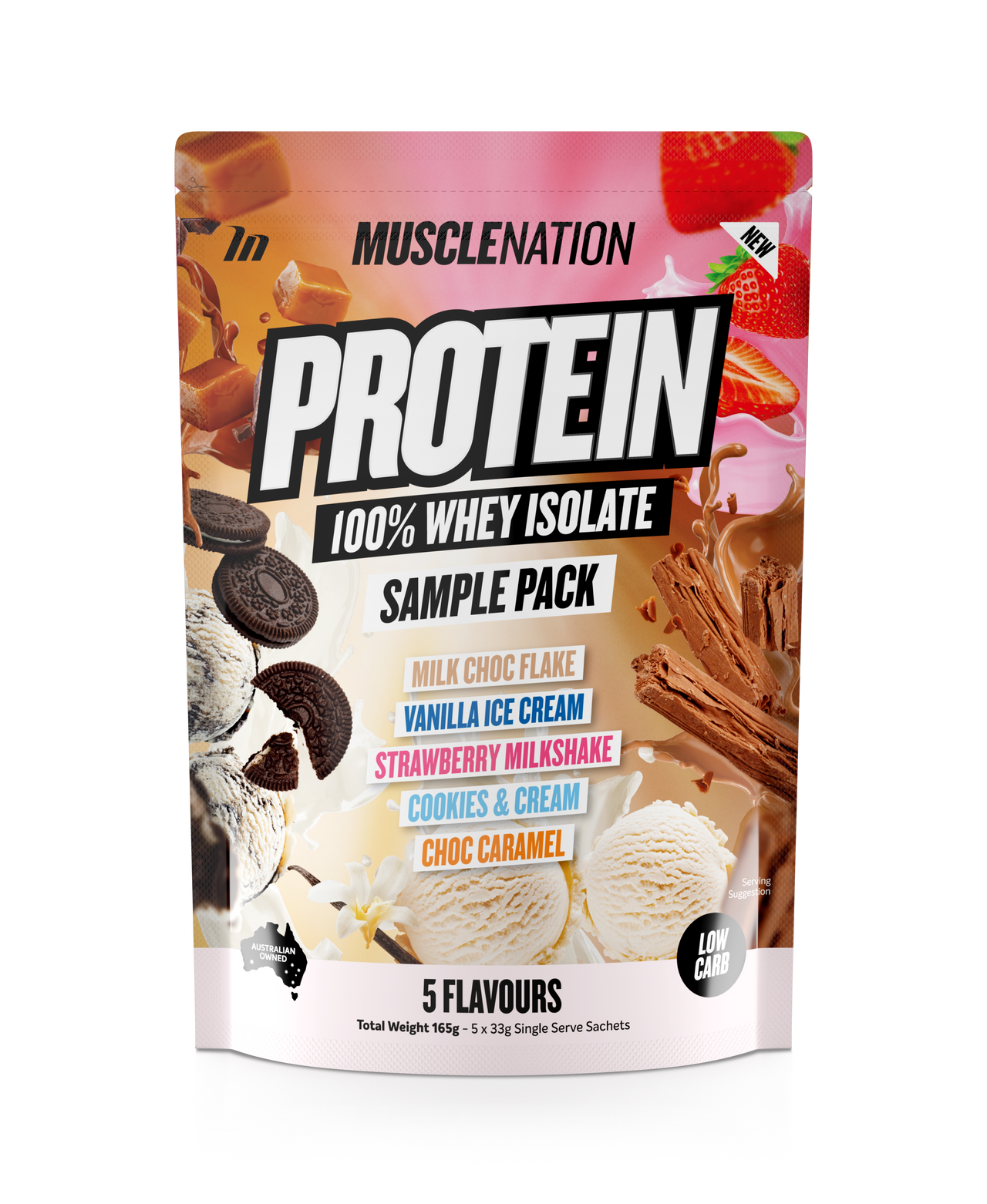 Muscle Nation | Whey Protein Isolate - Sample Pack | MVMNT LMTD