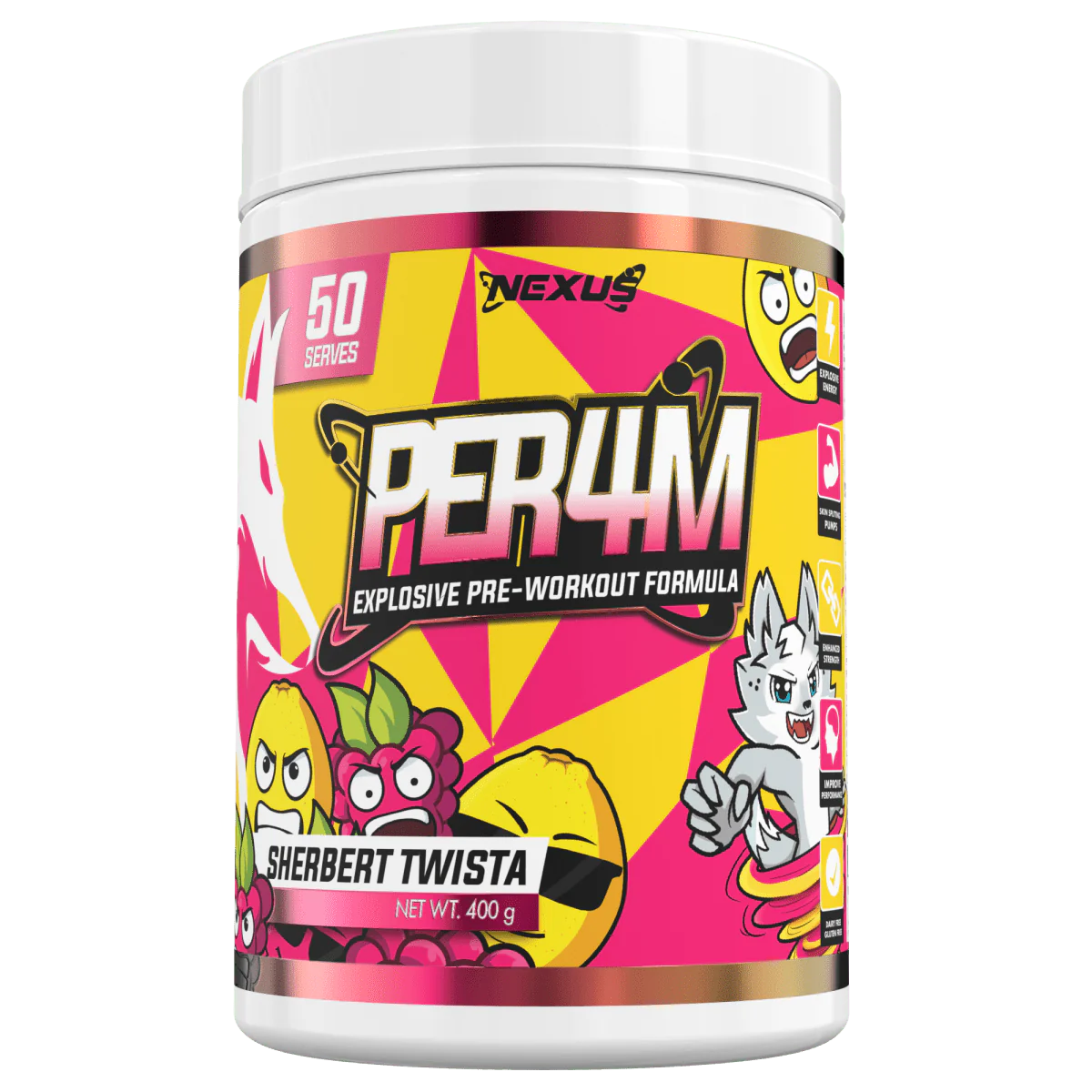 Nexus Nutrition | PER4M - Pre Workout | MVMNT LMTD
